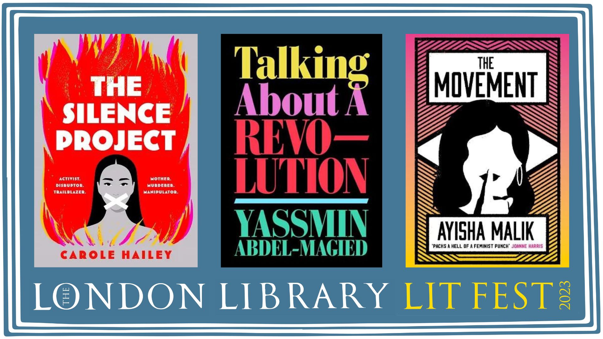 Lit Fest: Silence in the Library, the Revolution (In person & online) Lit Fest: Silence in the Library, the Revolution (In person & online)