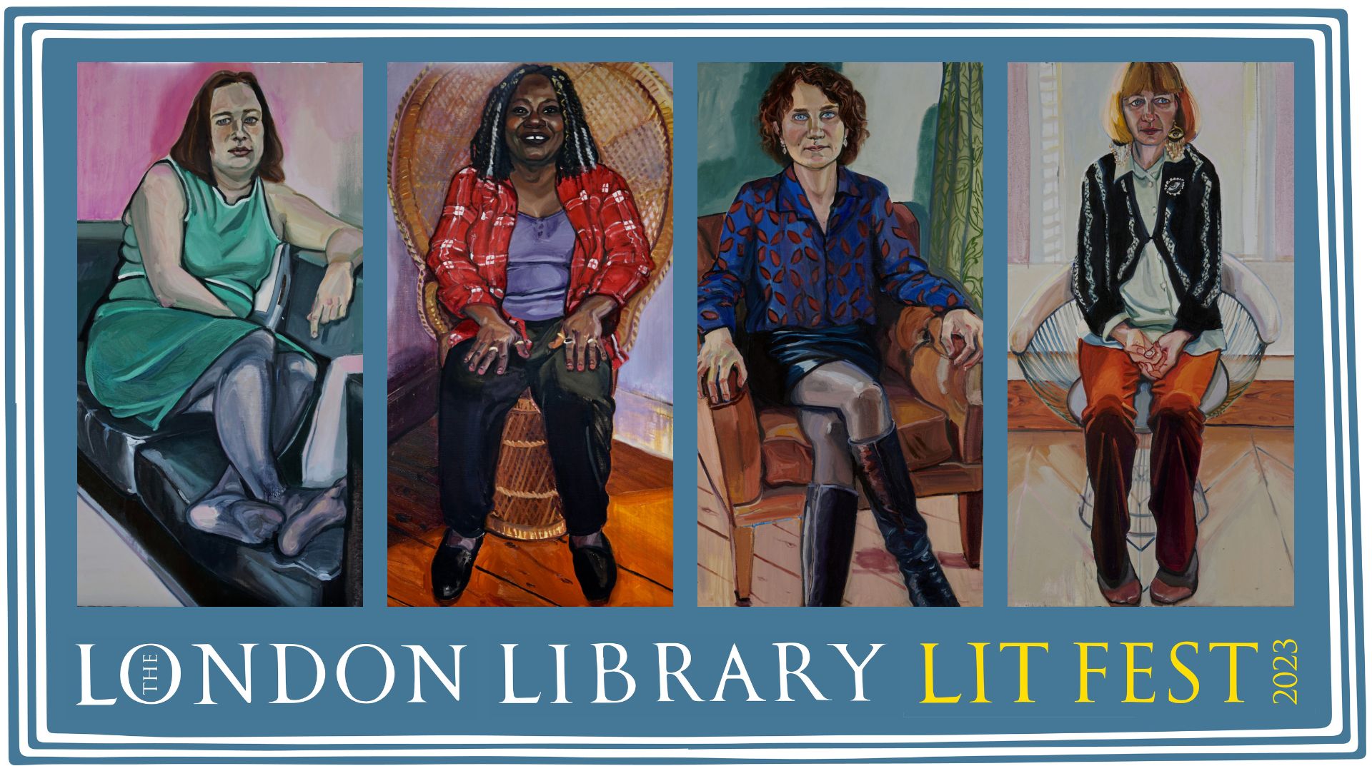 Lit Fest: Painting Women Writers exhibition
